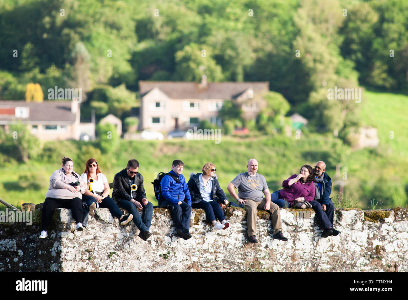 Melrose town scottish borders hi-res stock photography and images - Alamy