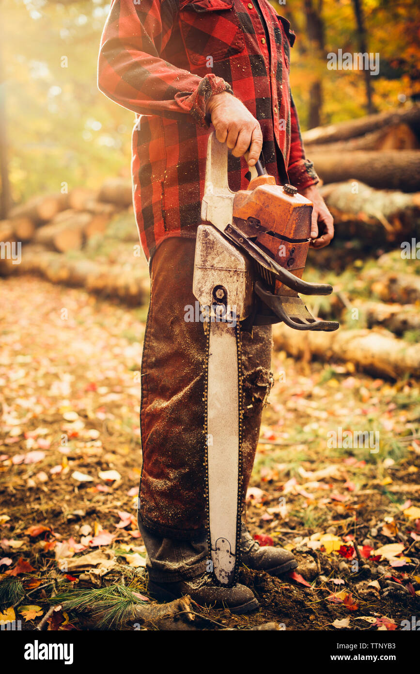 Lumberjack equipment hi-res stock photography and images - Alamy