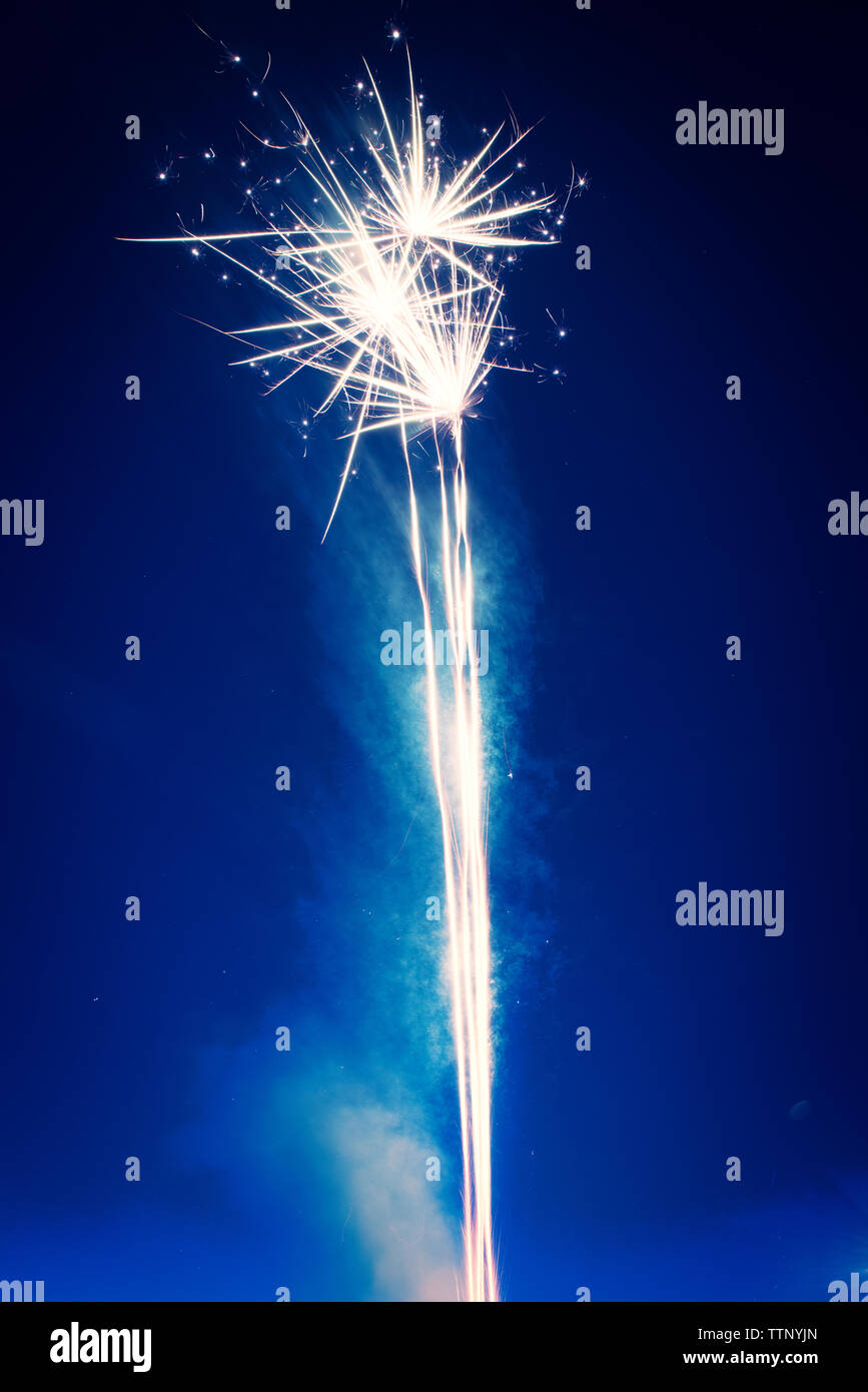 Blue firework hi-res stock photography and images - Alamy