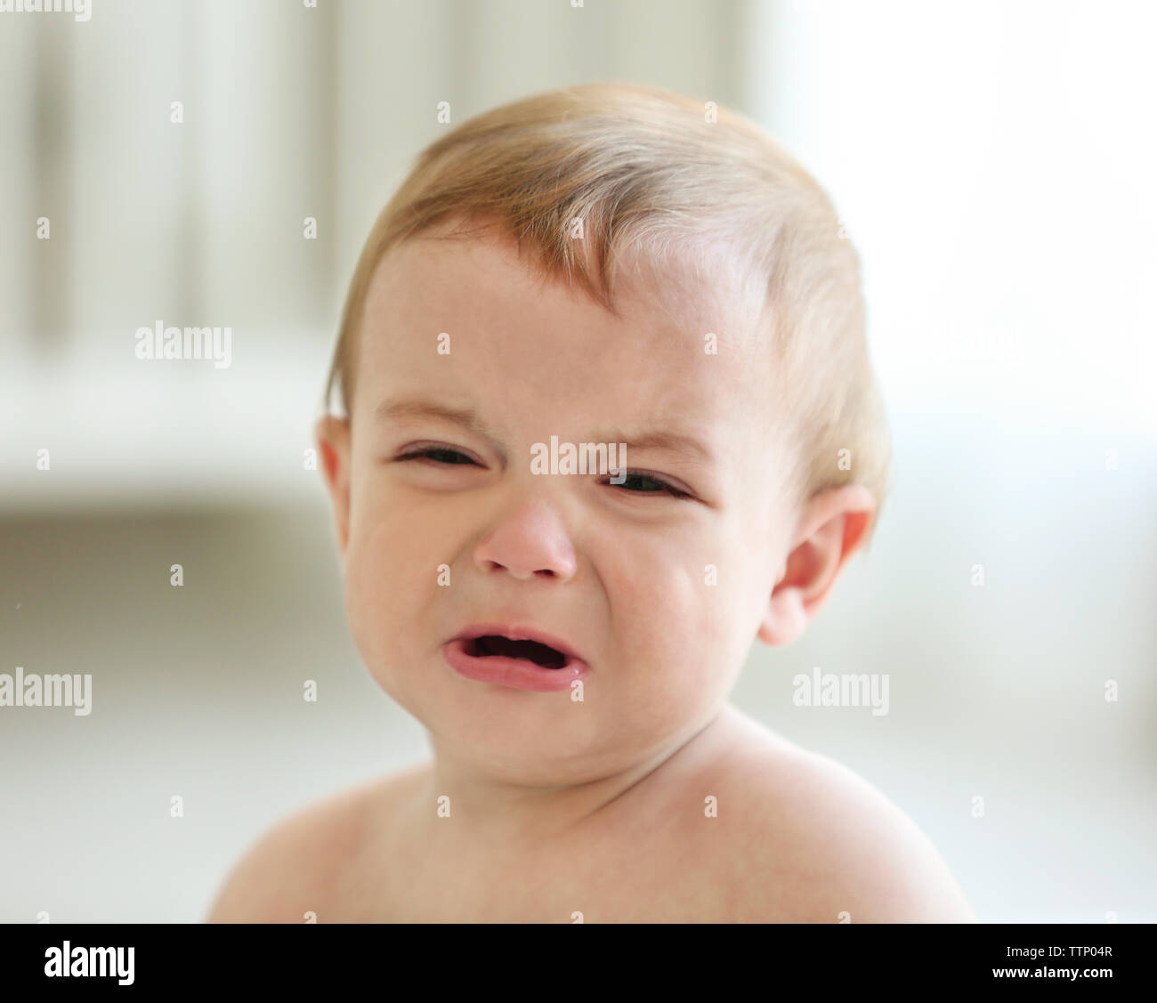 Newborn blurred baby face portrait hi-res stock photography and images ...