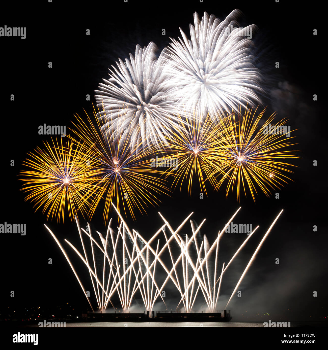English bay fireworks hi-res stock photography and images - Alamy