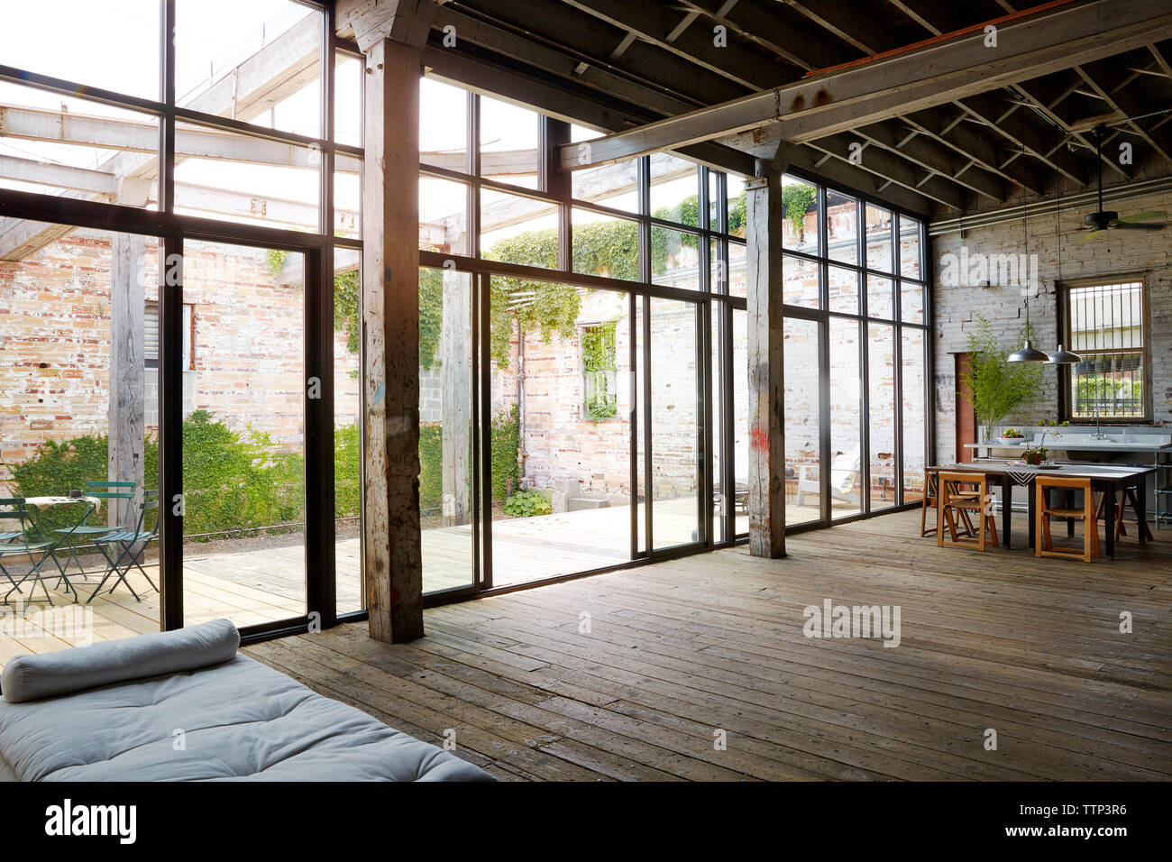 Interior of spacious house Stock Photo - Alamy