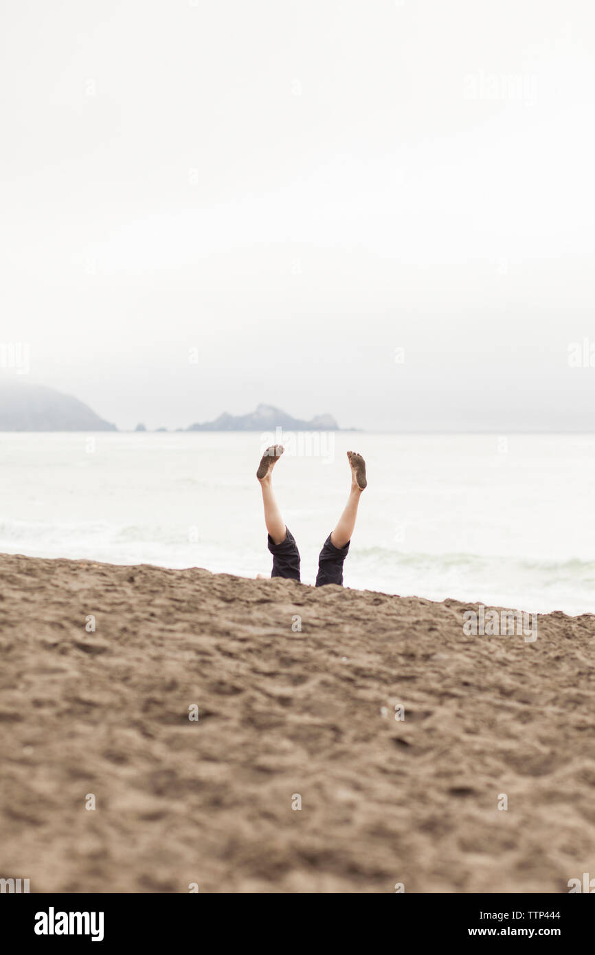 Woman [legs upside down] hi-res stock photography and images - Alamy