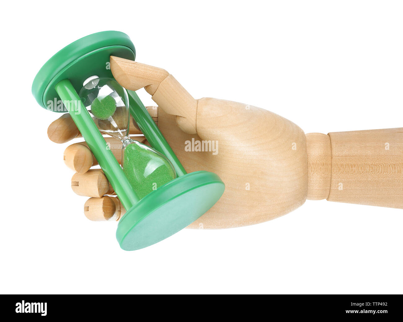 Hand holding hourglass hi-res stock photography and images - Alamy