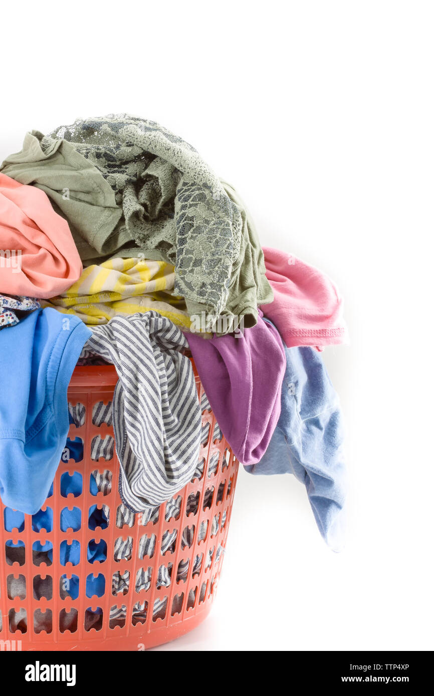 Plastic laundry basket hi-res stock photography and images - Alamy