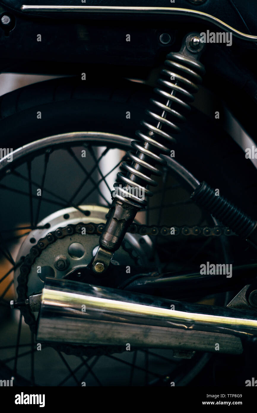 Close-up of motorcycle wheel Stock Photo - Alamy