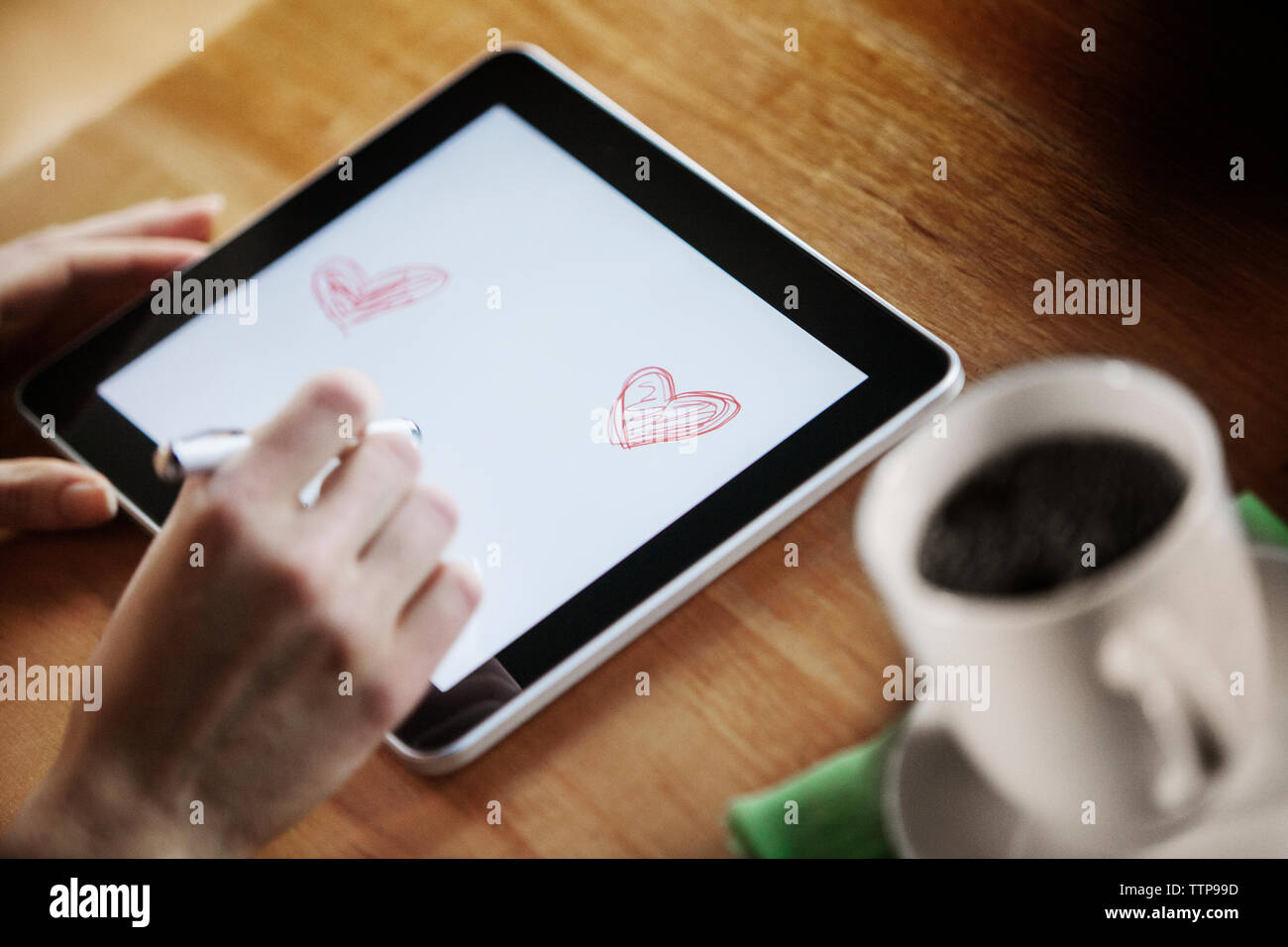 Hands holding drawing hi-res stock photography and images - Alamy