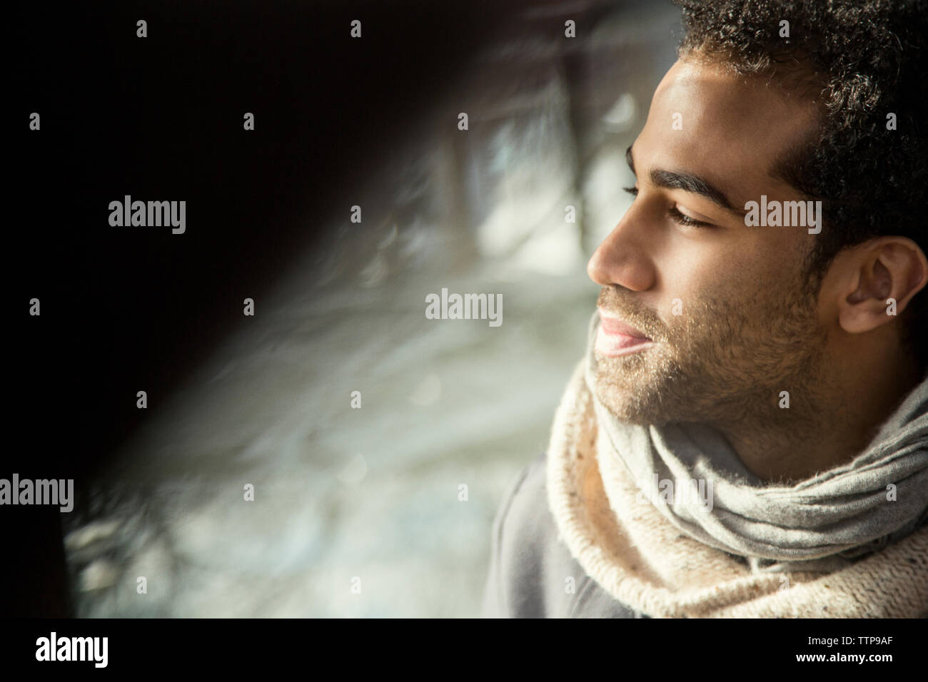 Man male adult person sunny winter day hi-res stock photography and ...