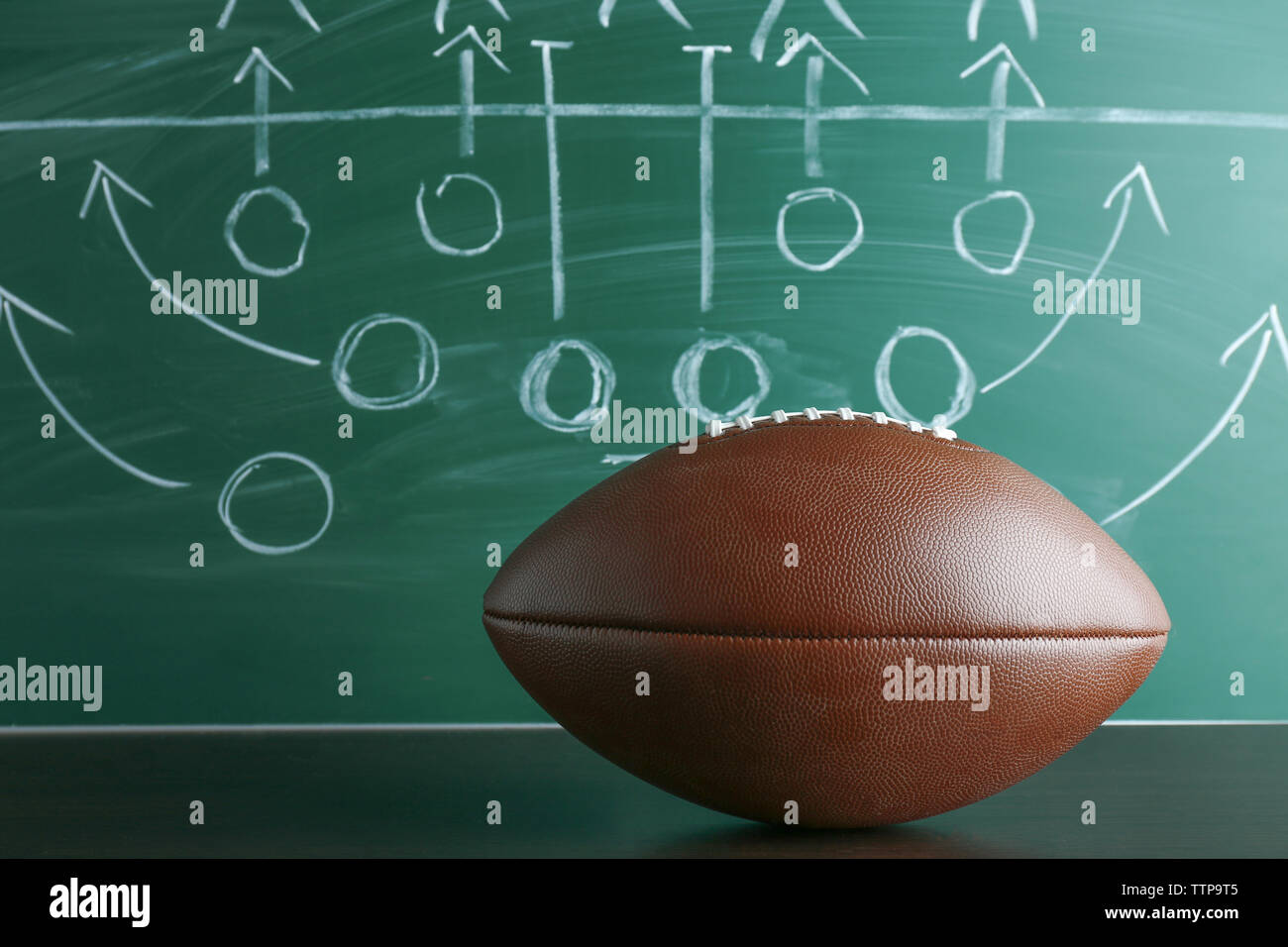 American football field diagram hi-res stock photography and images - Alamy