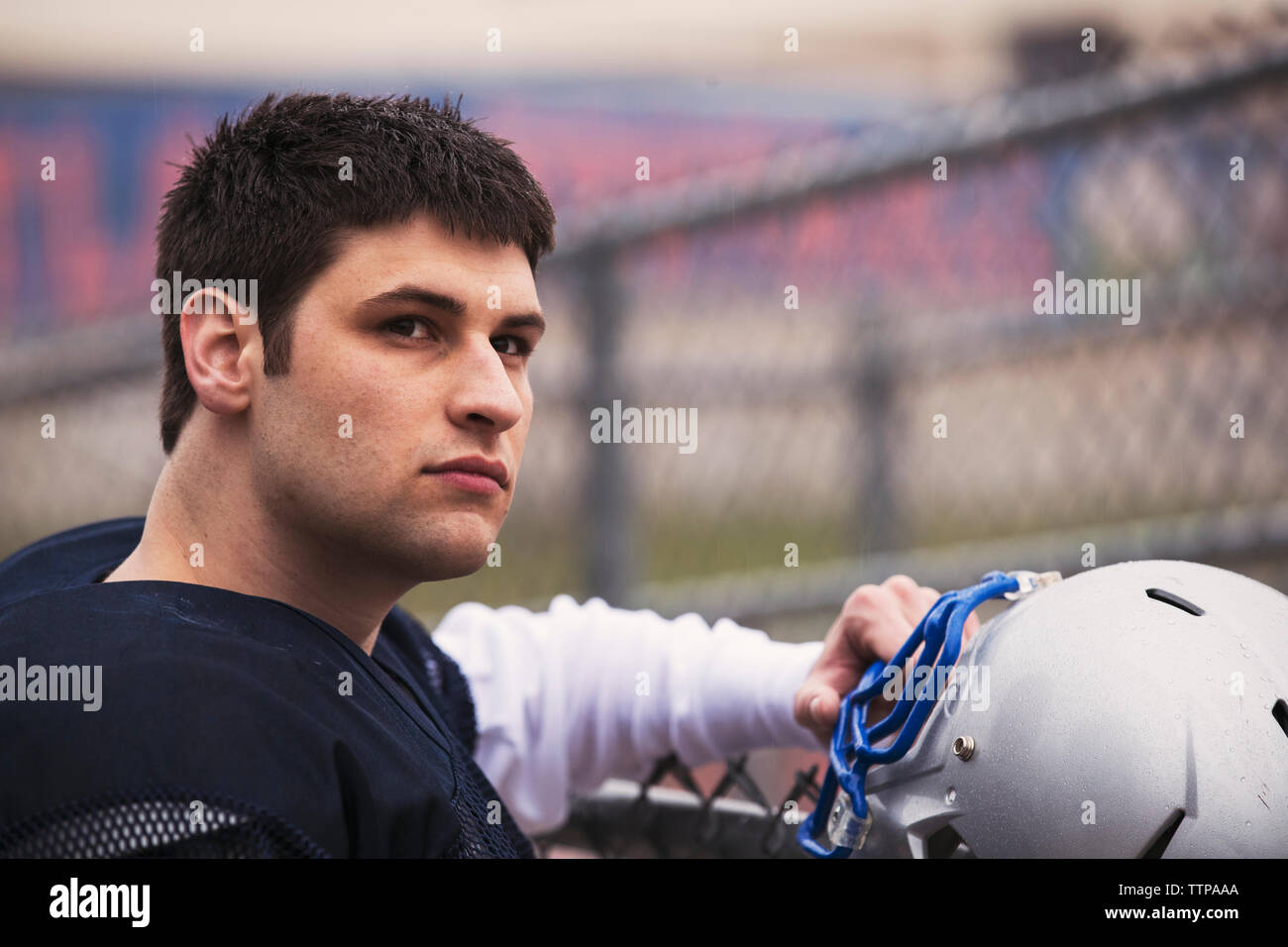 Looking away professional sports sportsperson standing hi-res stock ...