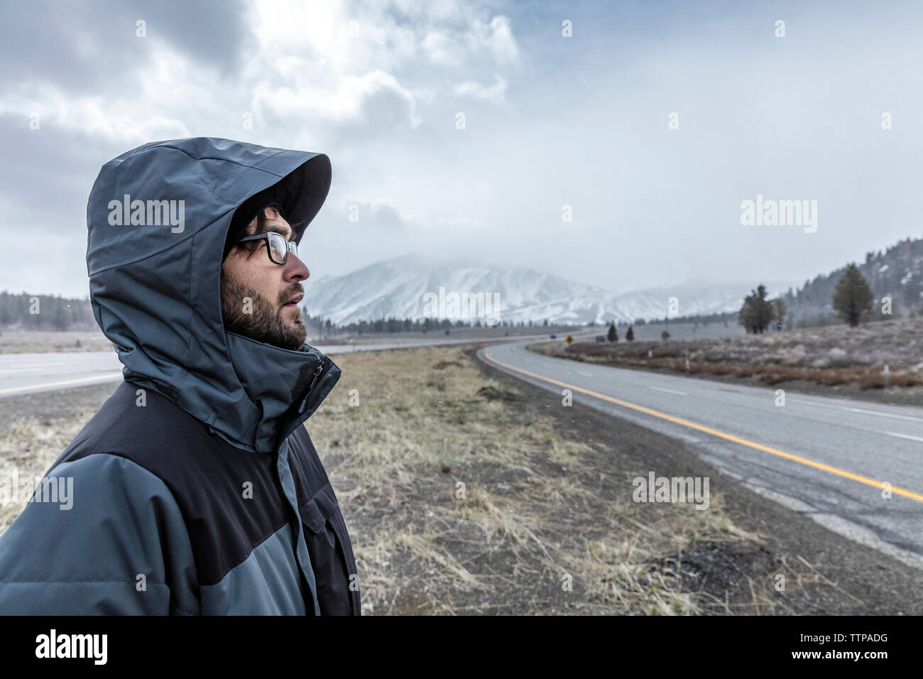 Man side view wearing jacket not sport hi-res stock photography and ...