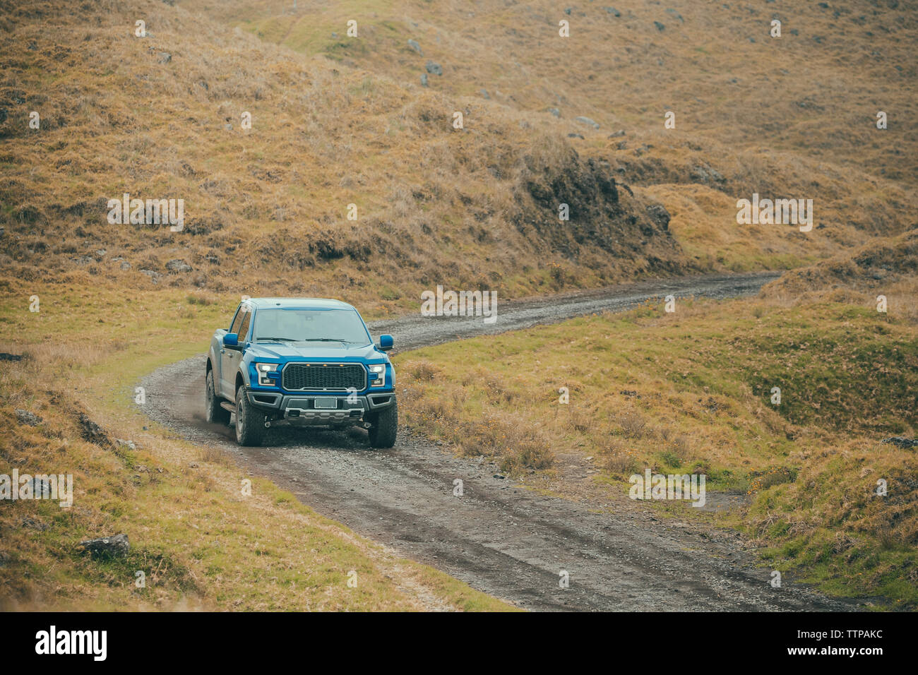 Car field road hi-res stock photography and images - Alamy
