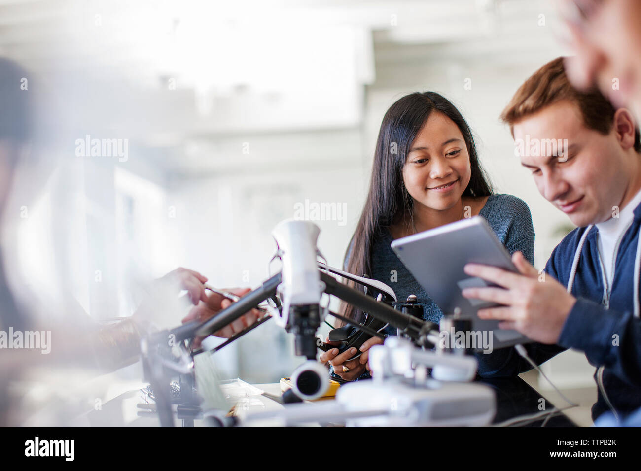 Two students using computer hi-res stock photography and images - Alamy