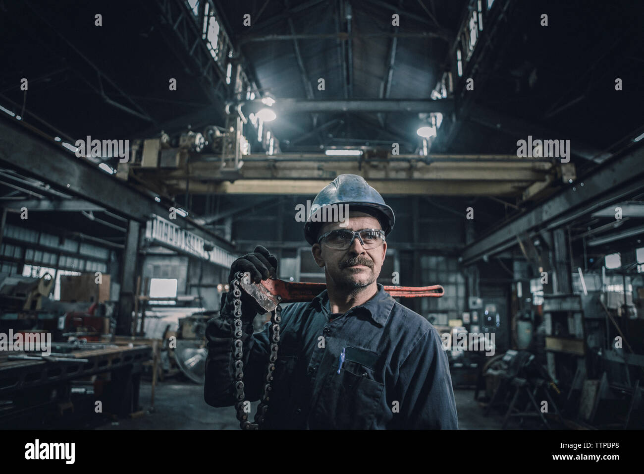 Old steel factory work hi-res stock photography and images - Alamy