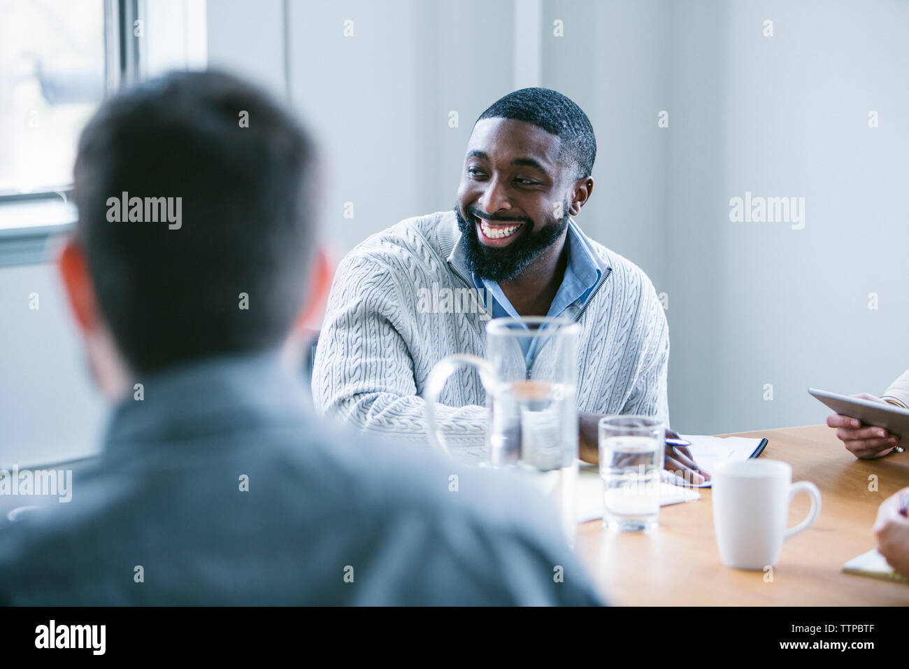 Board room table hi-res stock photography and images - Alamy