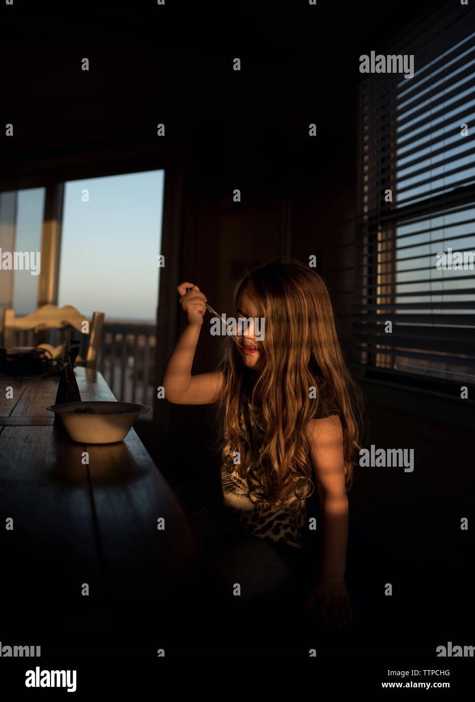 Eating hair hi-res stock photography and images - Alamy