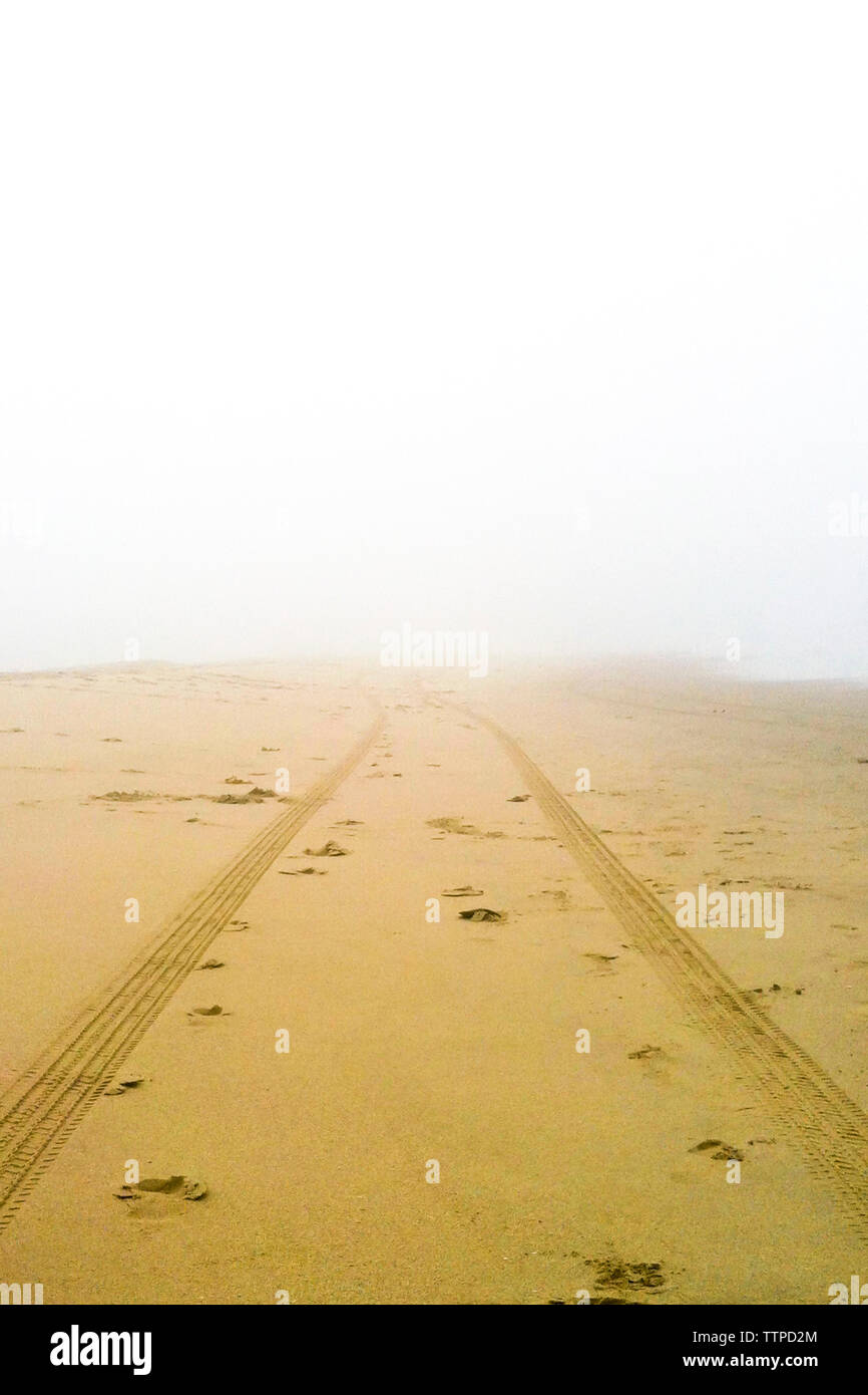 Ominous Foggy Desert Ominous Landscape Hi Res Stock Photography And