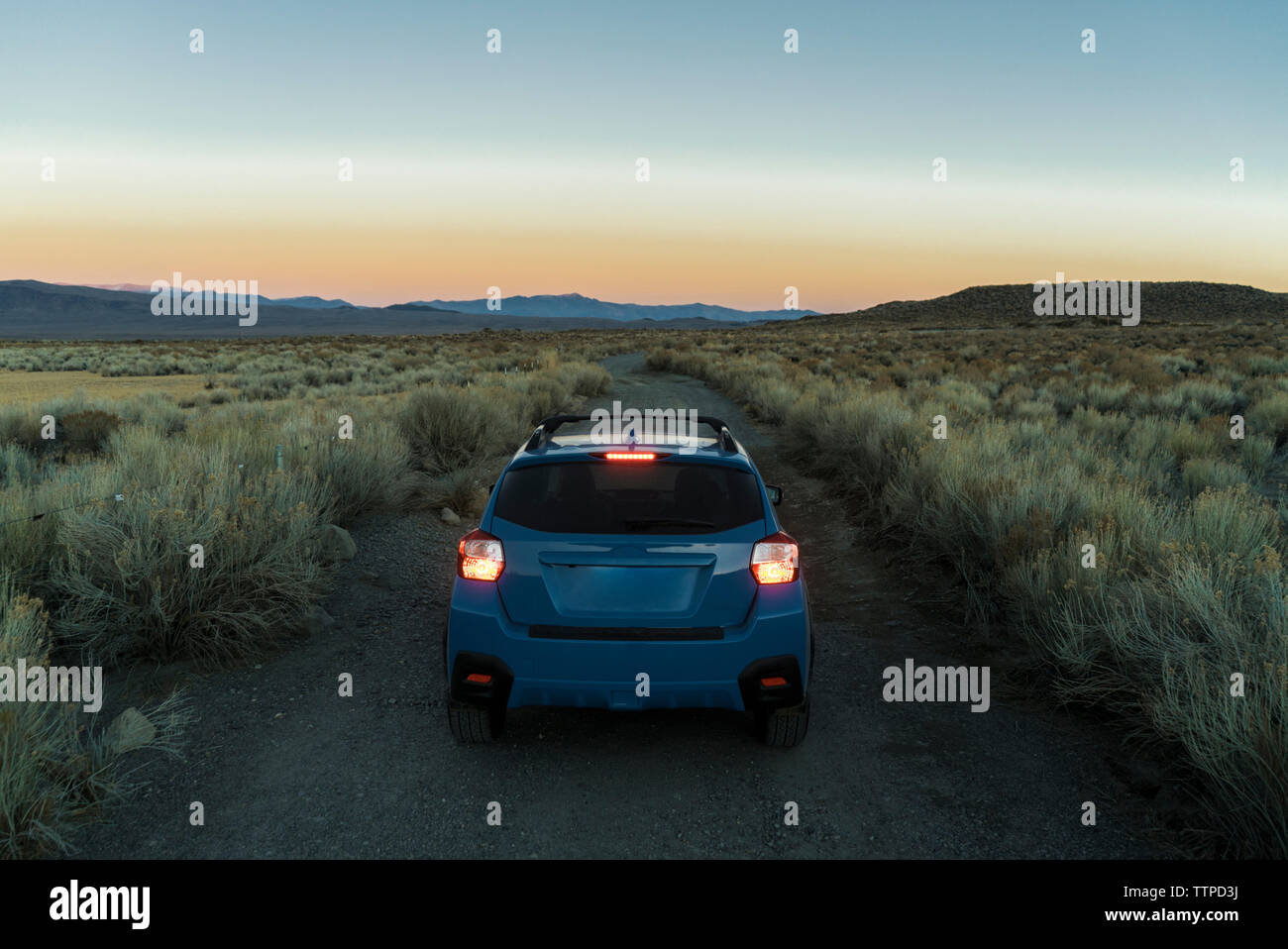 Car field road hi-res stock photography and images - Alamy