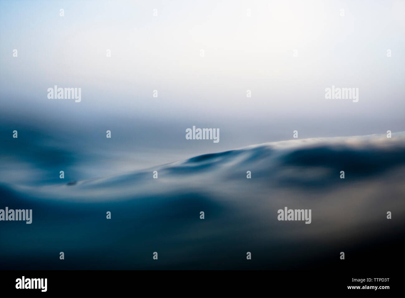 Surface level of sea against sky Stock Photo - Alamy