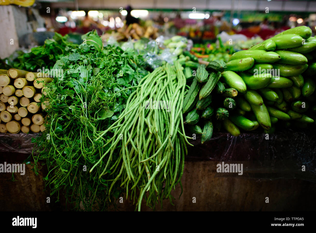 Various vegetables for sale at market Stock Photo - Alamy