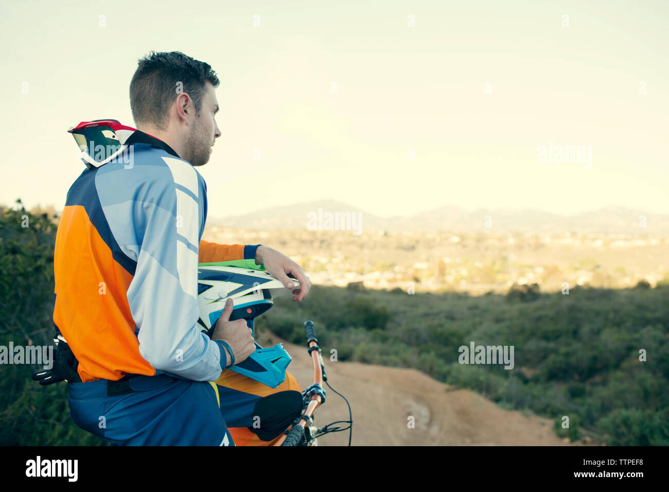 Biker view hi-res stock photography and images - Alamy