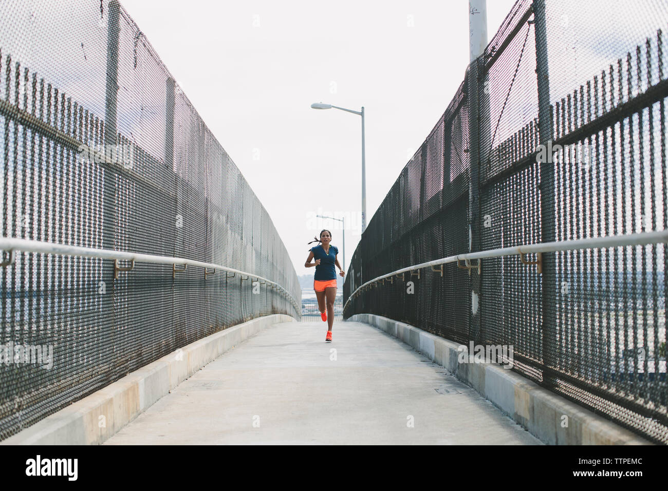 Fitness woman running on summer hi-res stock photography and images - Alamy