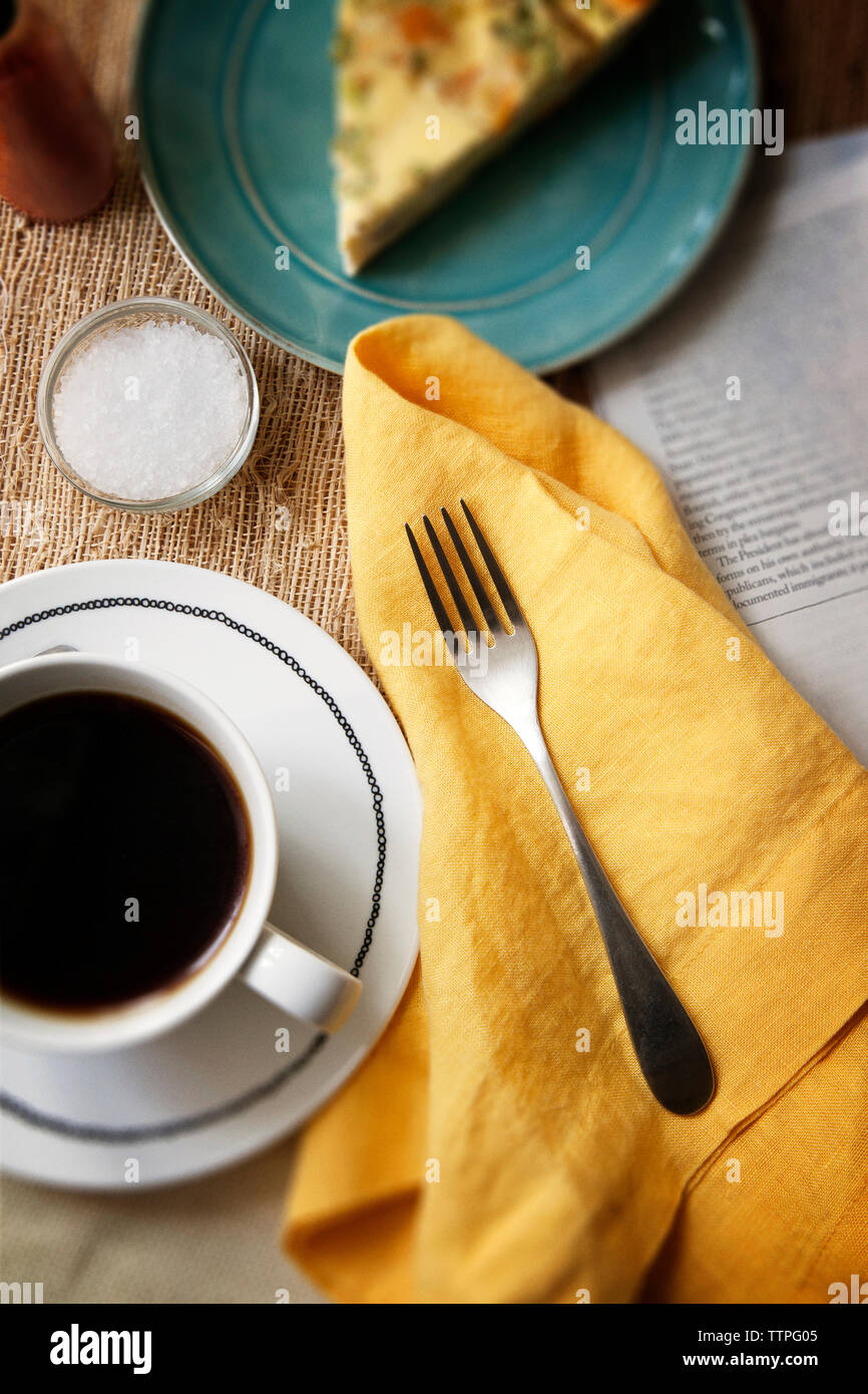 Overhead coffee cup hi-res stock photography and images - Alamy