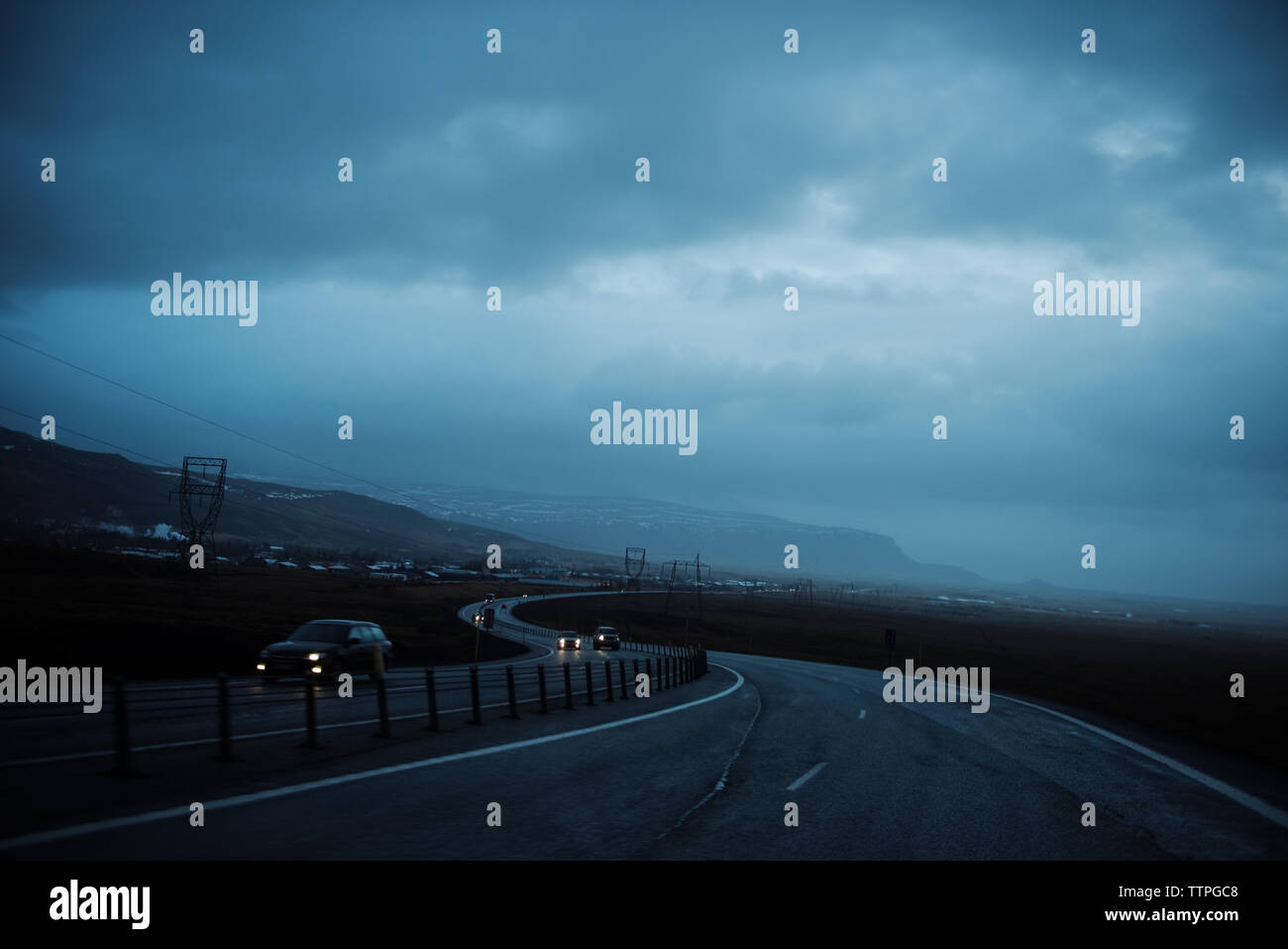 Dark road hi-res stock photography and images - Alamy