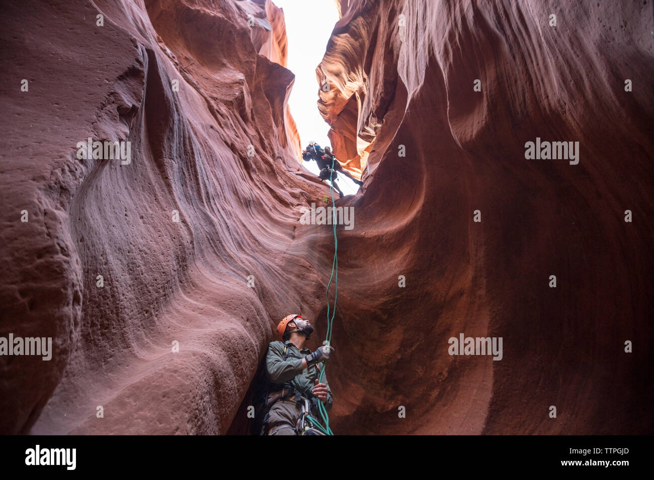 Rappelling utah hi-res stock photography and images - Alamy