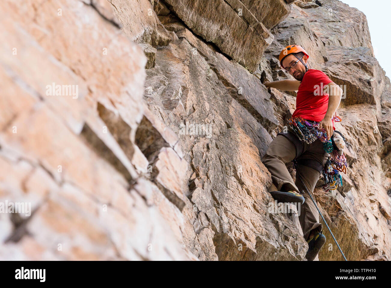 Rock climbing equipment hi-res stock photography and images - Alamy