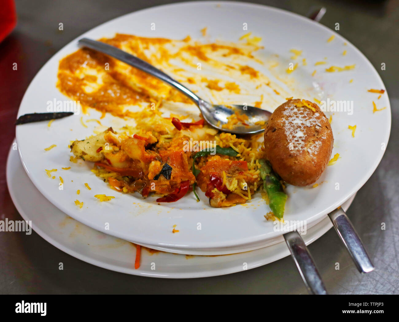 food wastage commonly seems in hotels and party events Stock Photo - Alamy