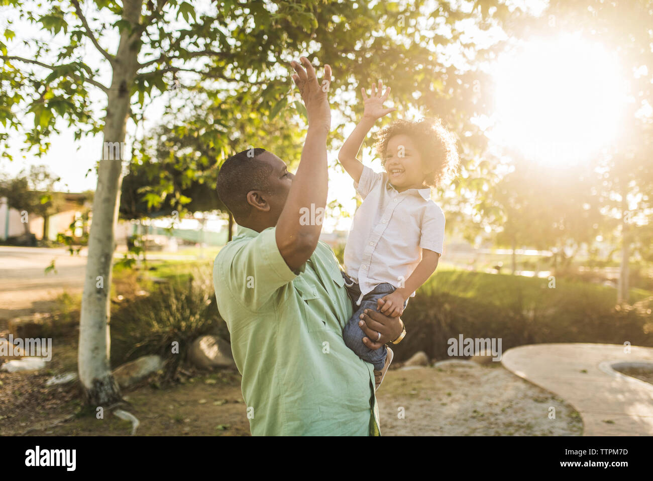 Happy high five mature hi-res stock photography and images - Alamy