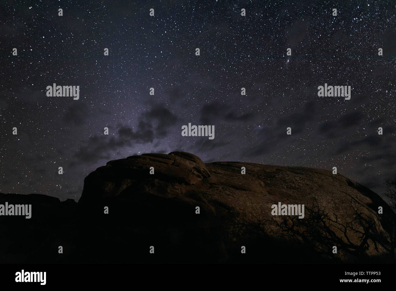 Utah night sky rock hi-res stock photography and images - Alamy