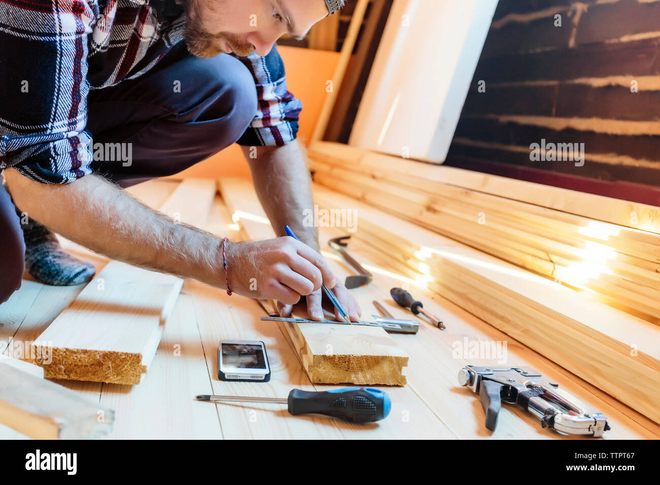 Carpenter ruler hi-res stock photography and images - Alamy