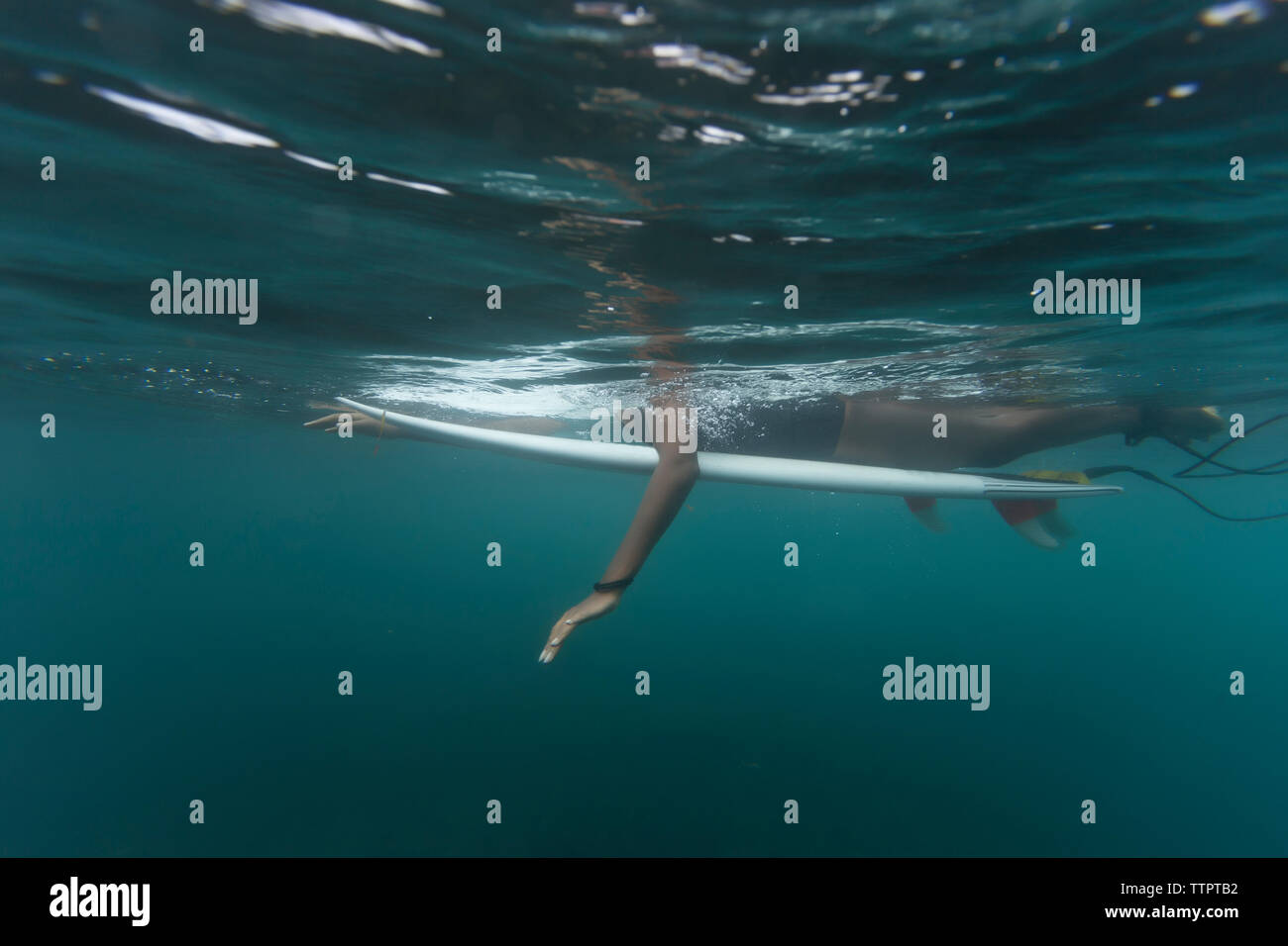 Side view old woman surfboard hi-res stock photography and images - Alamy