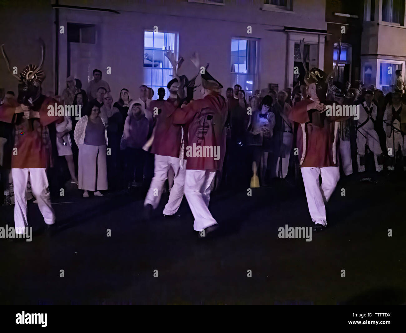 The lights go out and the music of a single violin rings out as a weird ...