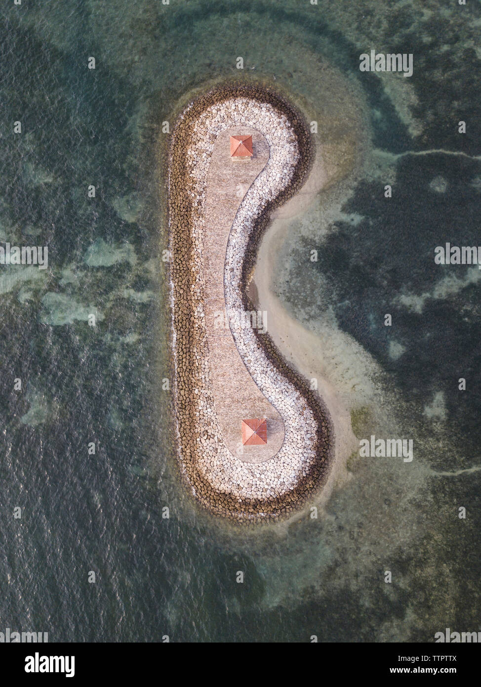 Groynes aerial hi-res stock photography and images - Alamy