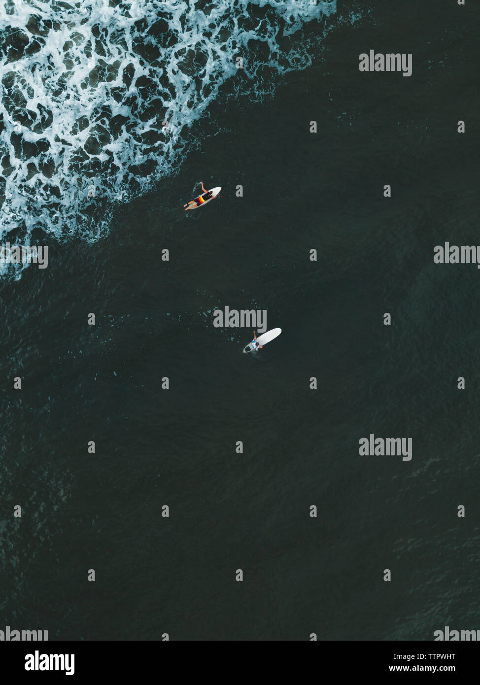 Aerial surfer wave front hi-res stock photography and images - Alamy