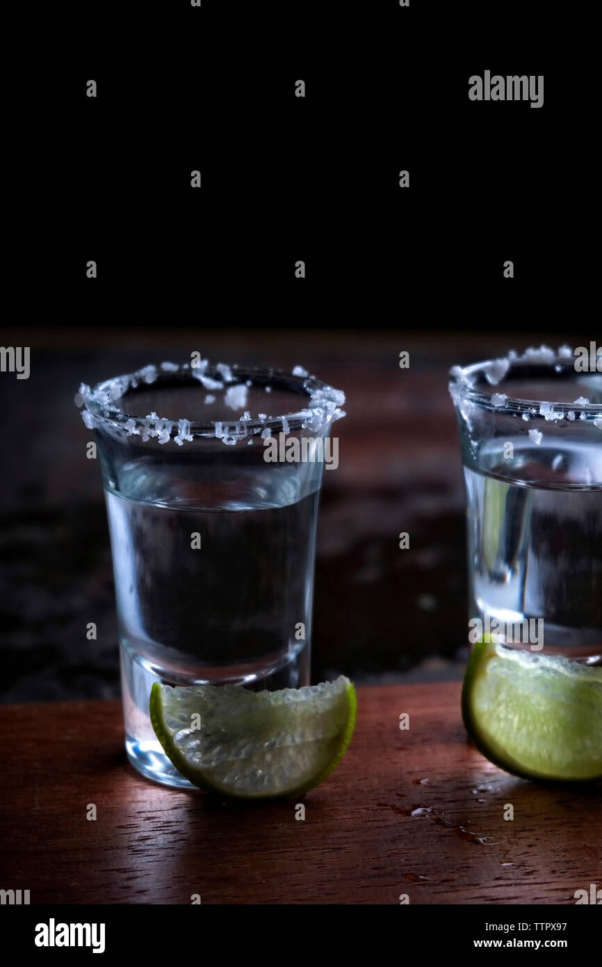 Shot tequila table hi-res stock photography and images - Alamy
