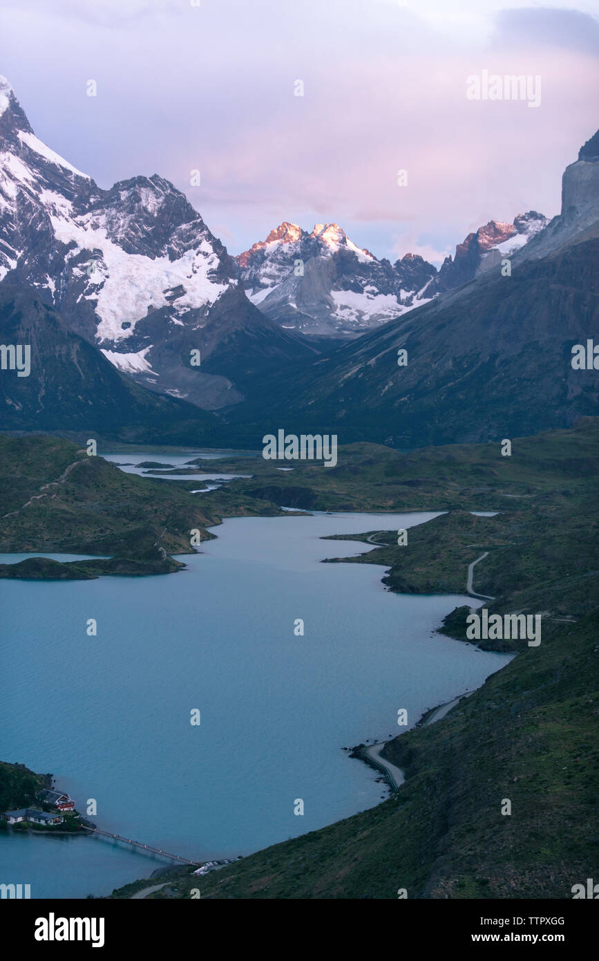 Pyramid Mountain of Patagonia Stock Photo - Alamy