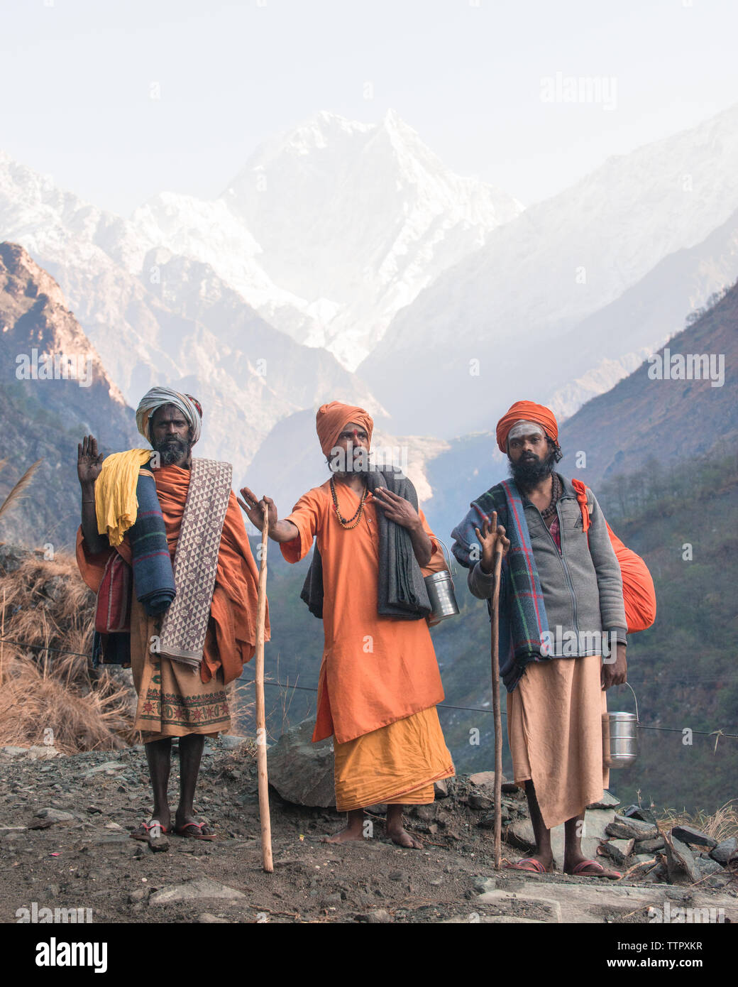 3 Holy Men Stock Photo - Alamy