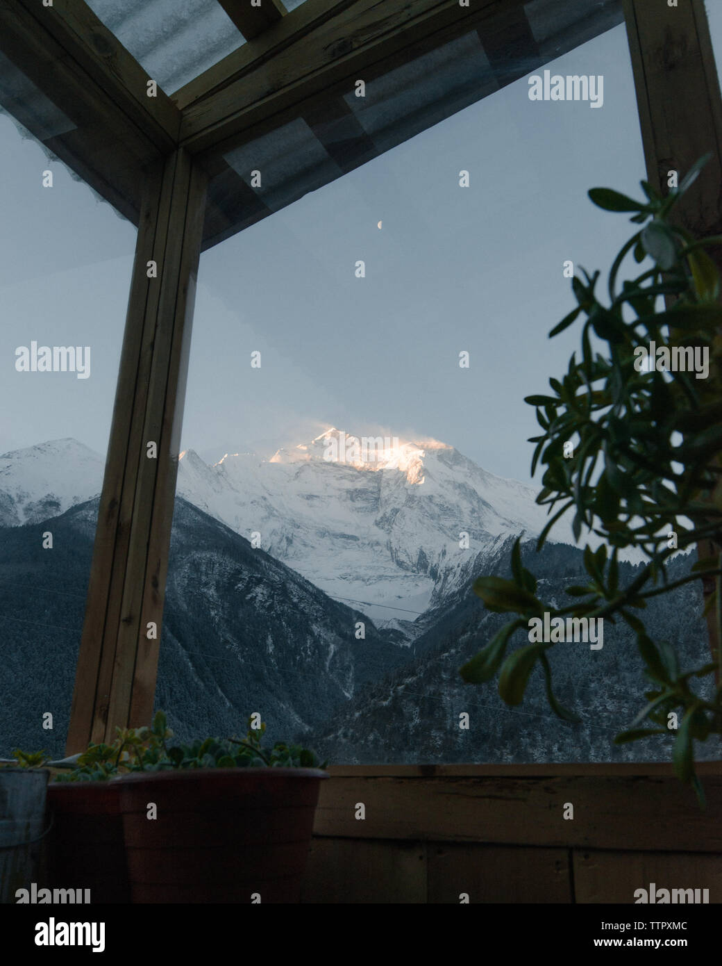 Cozy Nepali View Stock Photo - Alamy