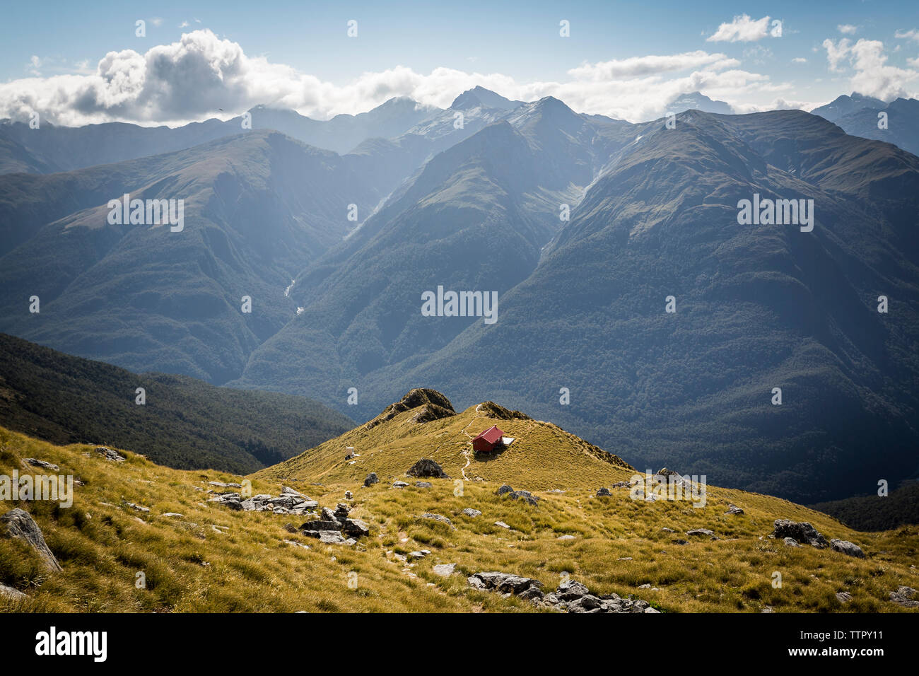 Mountain hut in new zealand hi-res stock photography and images - Alamy