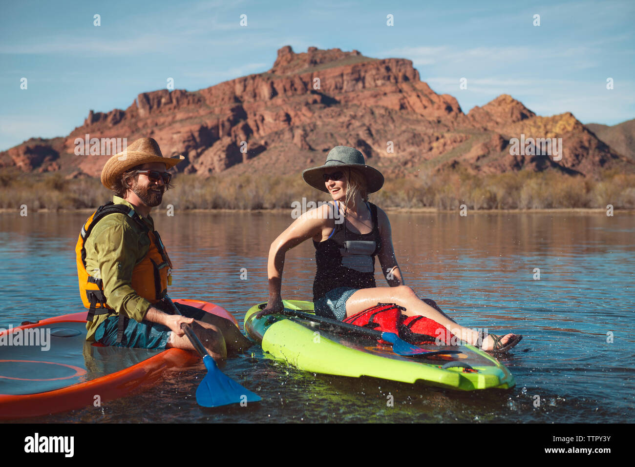 Cowboy sitting in nature hi-res stock photography and images - Alamy