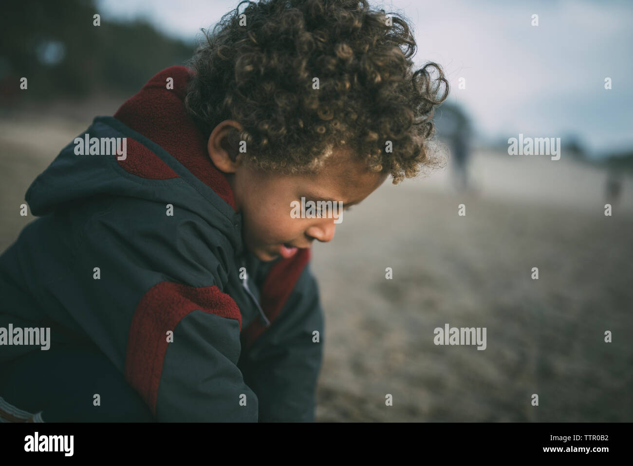 Boy wearing jacket hi-res stock photography and images - Alamy