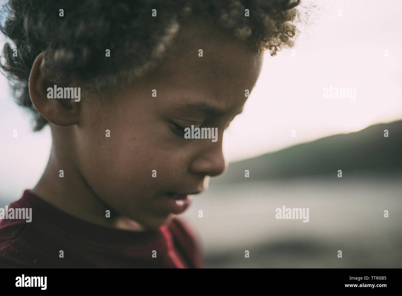 Serious boy hi-res stock photography and images - Alamy