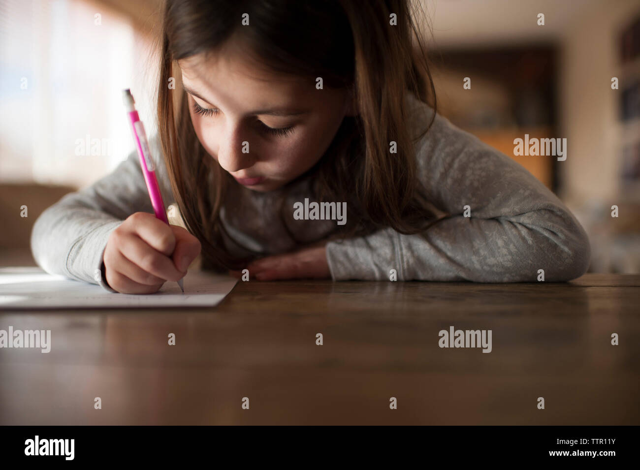 Homework childhood hi-res stock photography and images - Alamy