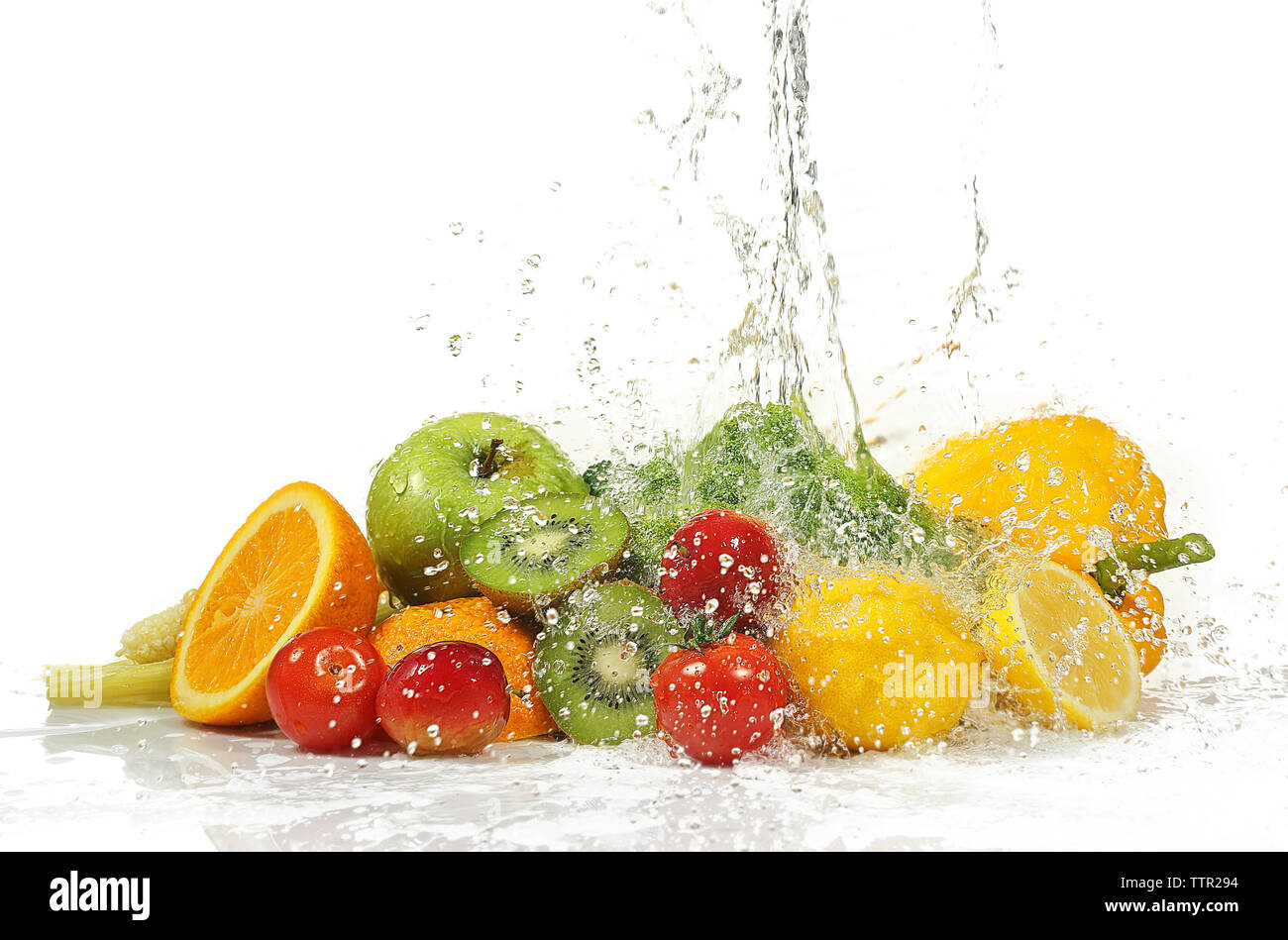Fresh Fruits In Water