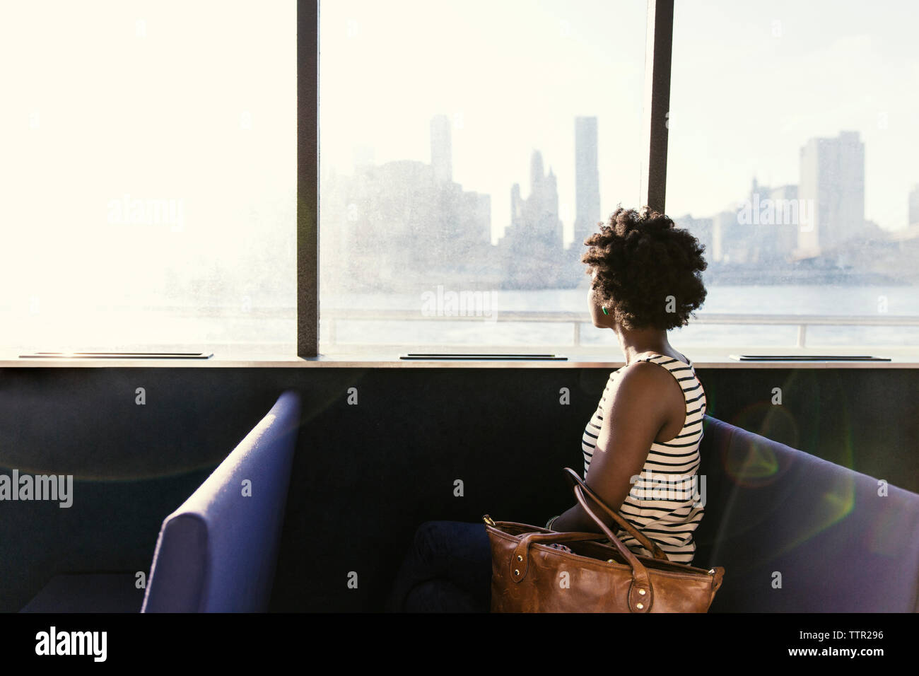 City view from an office window hi-res stock photography and images - Alamy