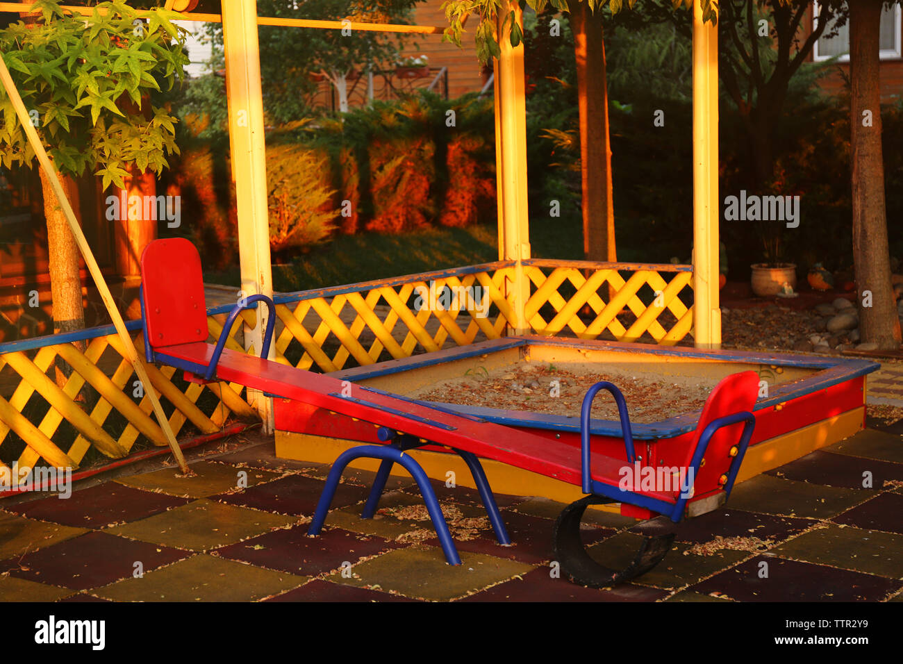 Playground equipment castle climb hi-res stock photography and images ...